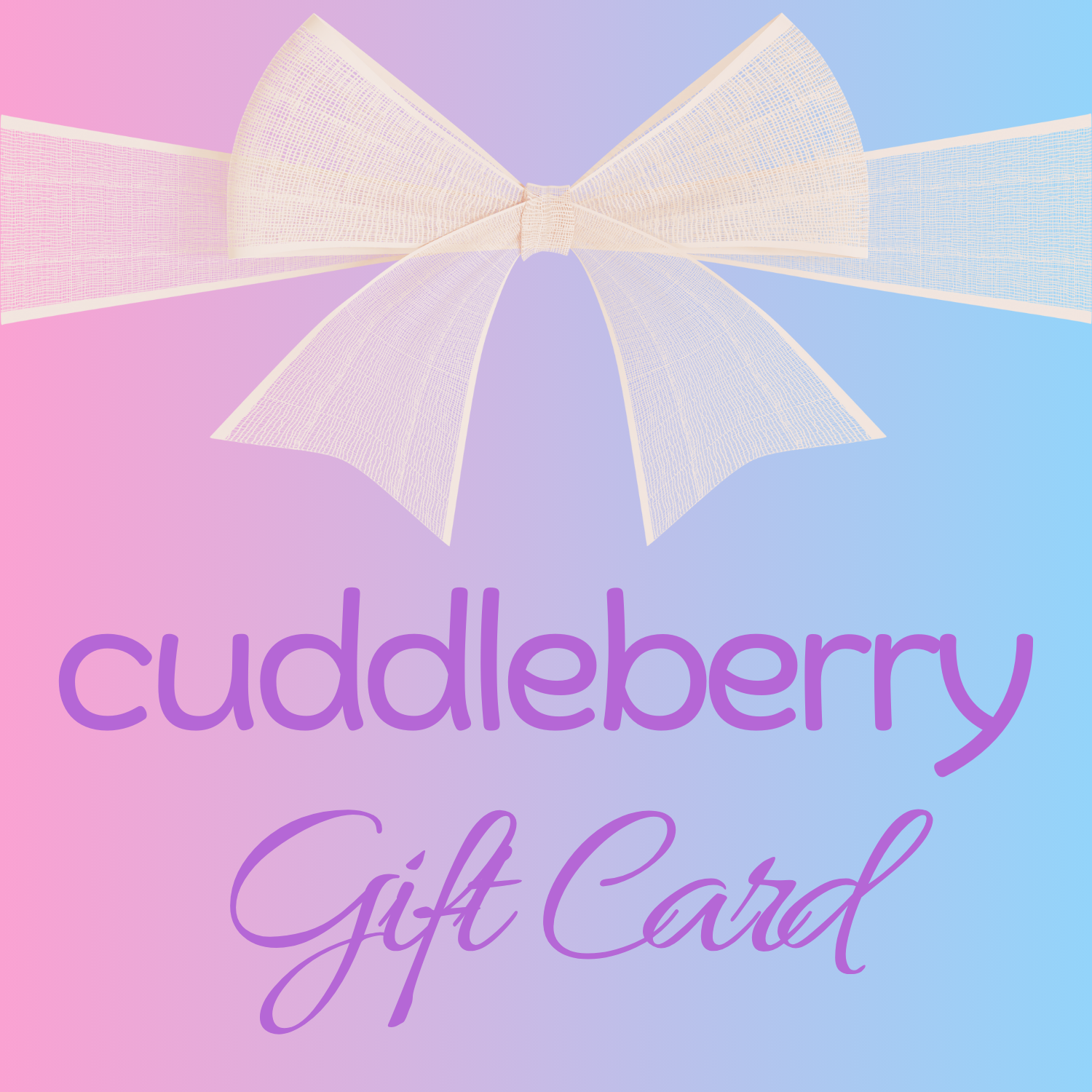 cuddleberry E-Gift Card